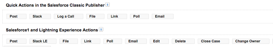 Adding Slack Quick Action to Page Layouts