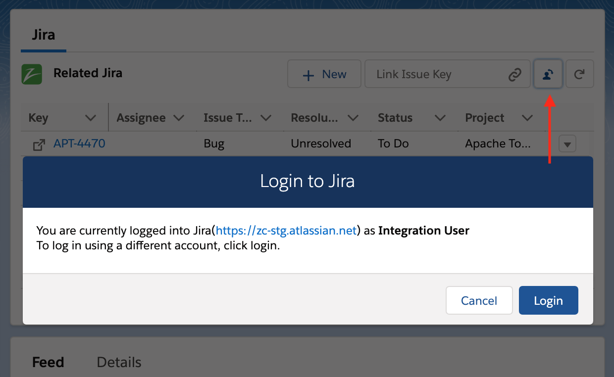 Enabling individual login to Jira for Salesforce users